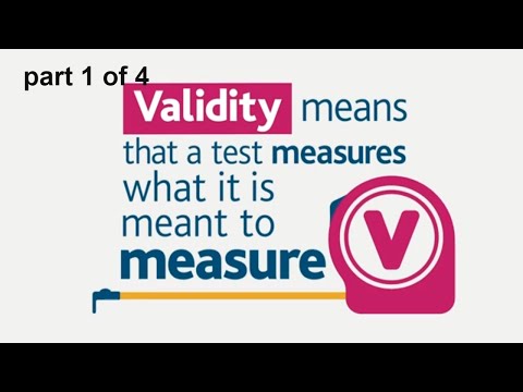 What is validity?