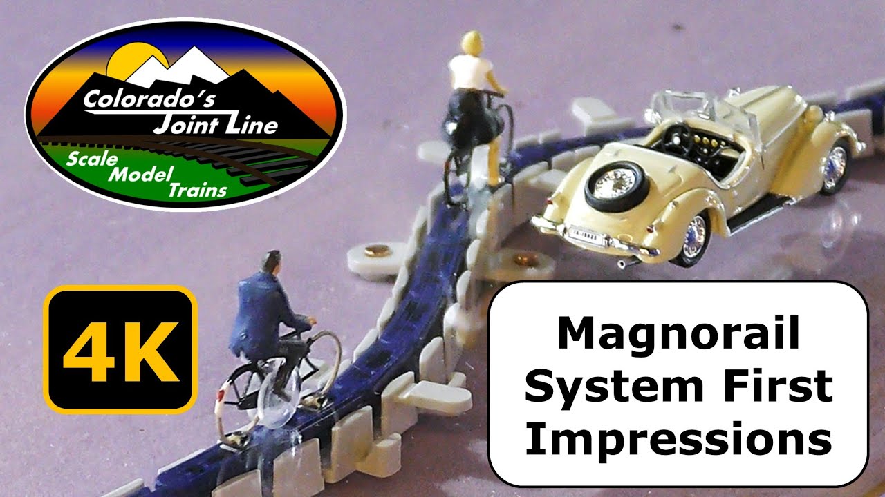 Magnorail Vehicle, Bicycle, & Boat Movement System for Dioramas and Train Layouts