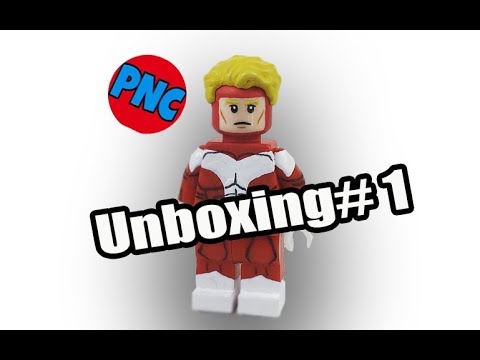 Custom Lego Minfig Unboxing #1 Pretty.Neat.Customs (Angel, X-Men)