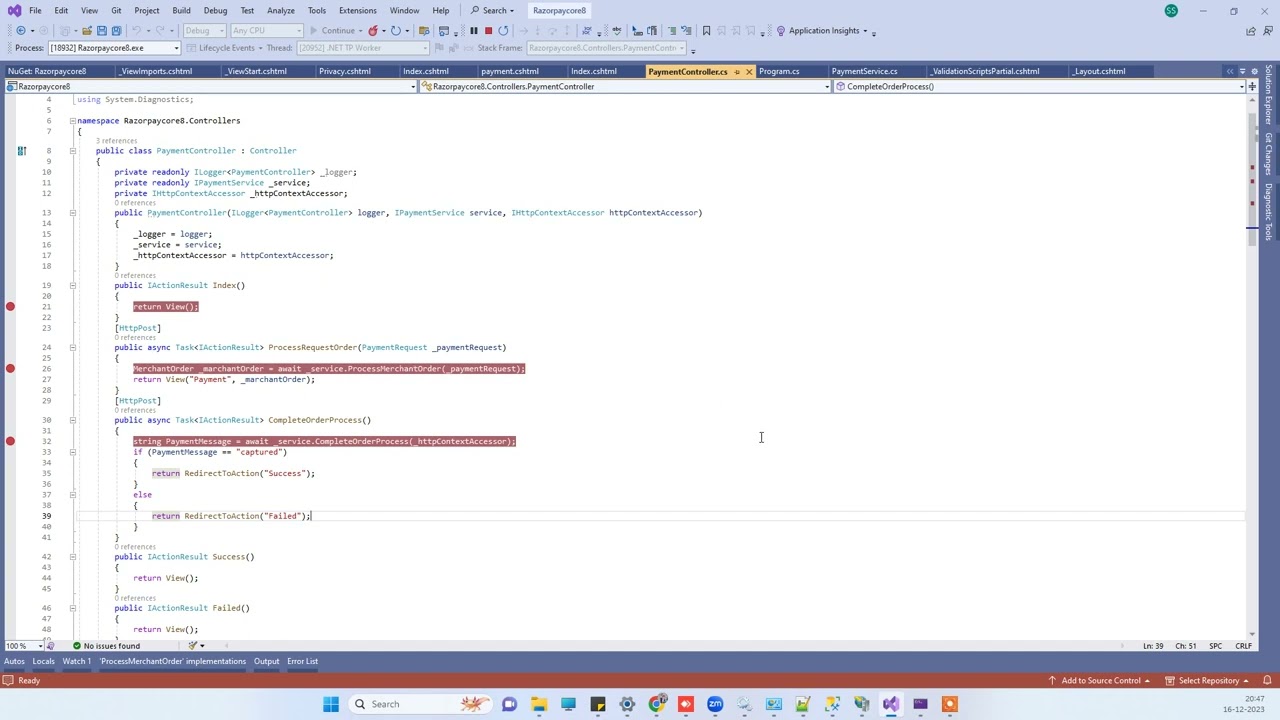 Debugger Not Working Issue in visual studio  | Breakpoint not getting hit