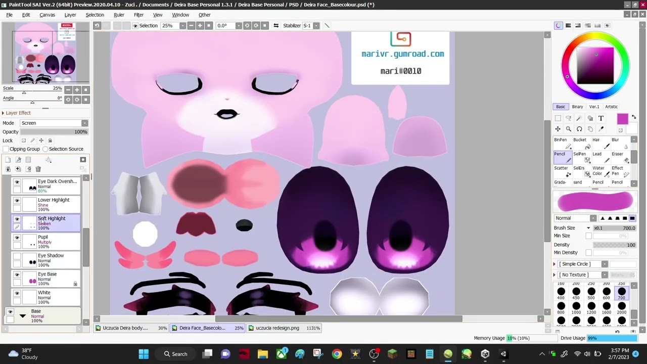 [VRCHAT AVATAR] Uczucia (DEIRA BASE)