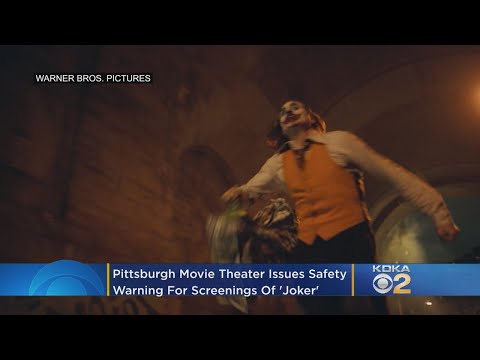 Pittsburgh Movie Theater Issues Safety Warning Ahead Of Joker Screenings