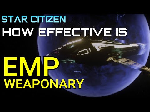 How Effective is EMP at SHUTTING DOWN ships? - Star Citizen Anvil Hawk test