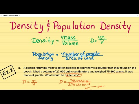 Density & Population Density