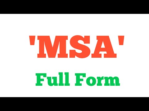 MSA Full Form