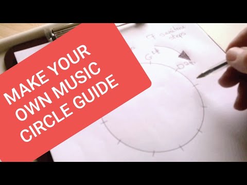 Make Your Own Music Circle & Scales/Chords Reference Guide