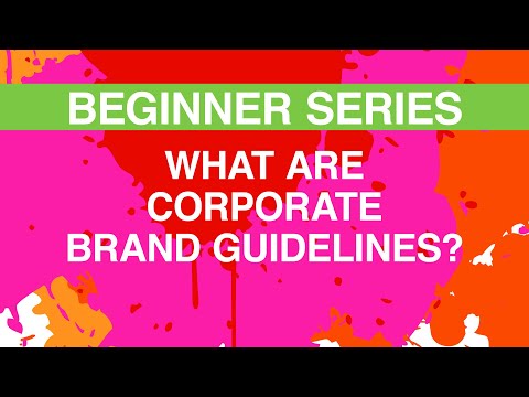 BEGINNER SERIES // What are corporate brand guidelines? / brand specifications / branding