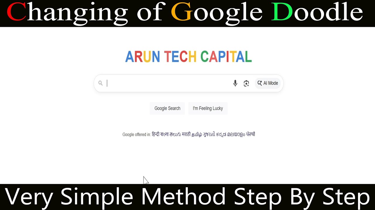 How to Write your Name instead of Google | Google Logo Change in Your Browsers | Google Doodle