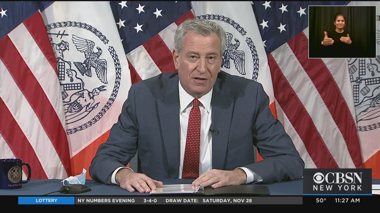 Mayor De Blasio Announces Phased Reopening Plan For NYC Public Schools
