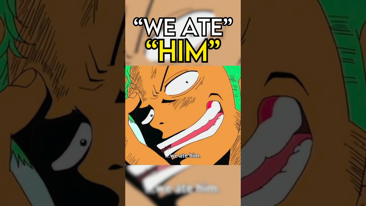 When Zoro said he “ate Usopp” 😂