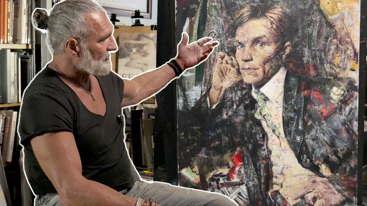 Painting Nicolai Fechin in his own style