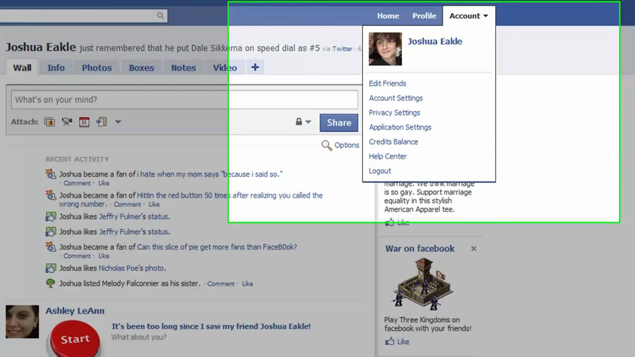 Understanding the New FaceBook Layout