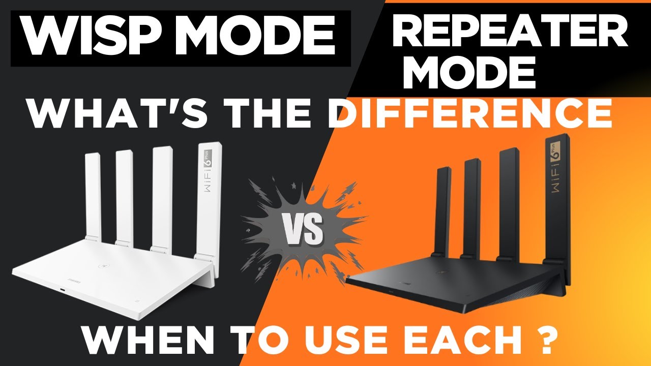 WISP mode Vs Repeater or Range Extender Mode in Router | which one best to Extended wifi signal?