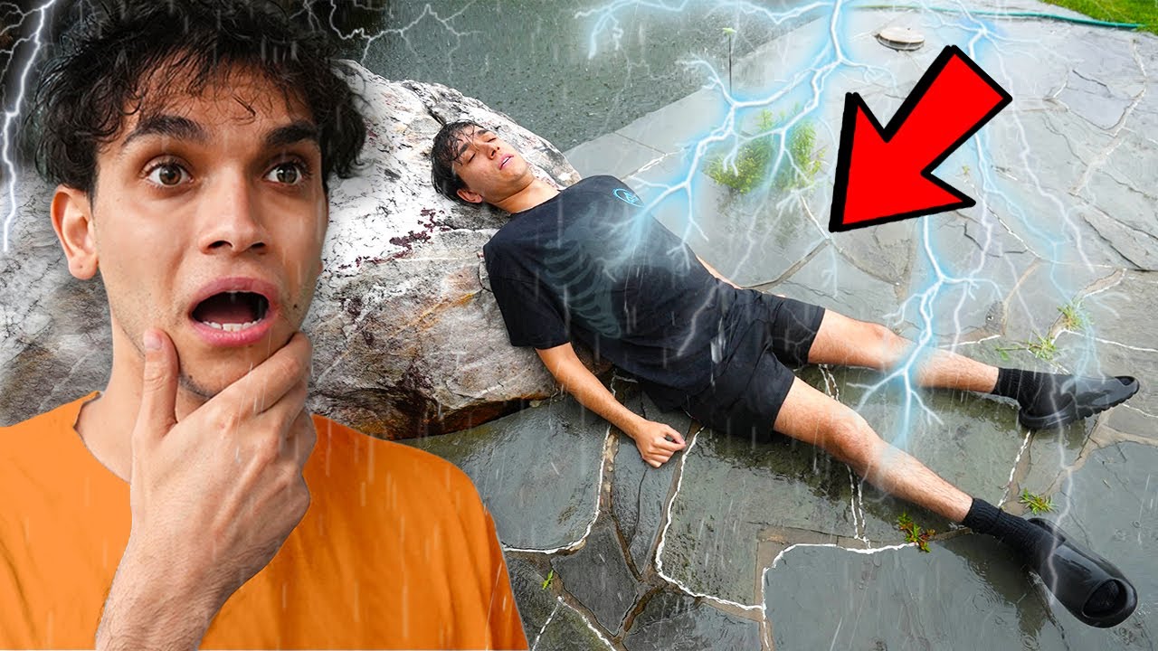 MY BROTHER GOT STRUCK BY LIGHTNING..