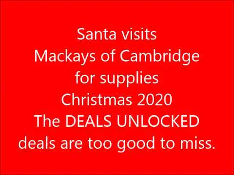 Santa visits Mackays for Deals Unlocked 2020
