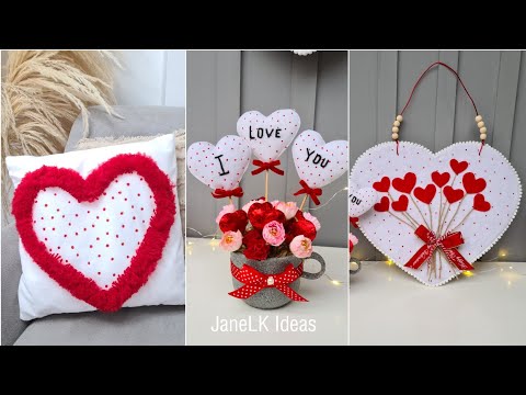 3 MANUALIDADES Para SAN VALENTIN 2022 - Diy Valentine's Day - 3 Ideias para o Dia DOS NAMORADOS.