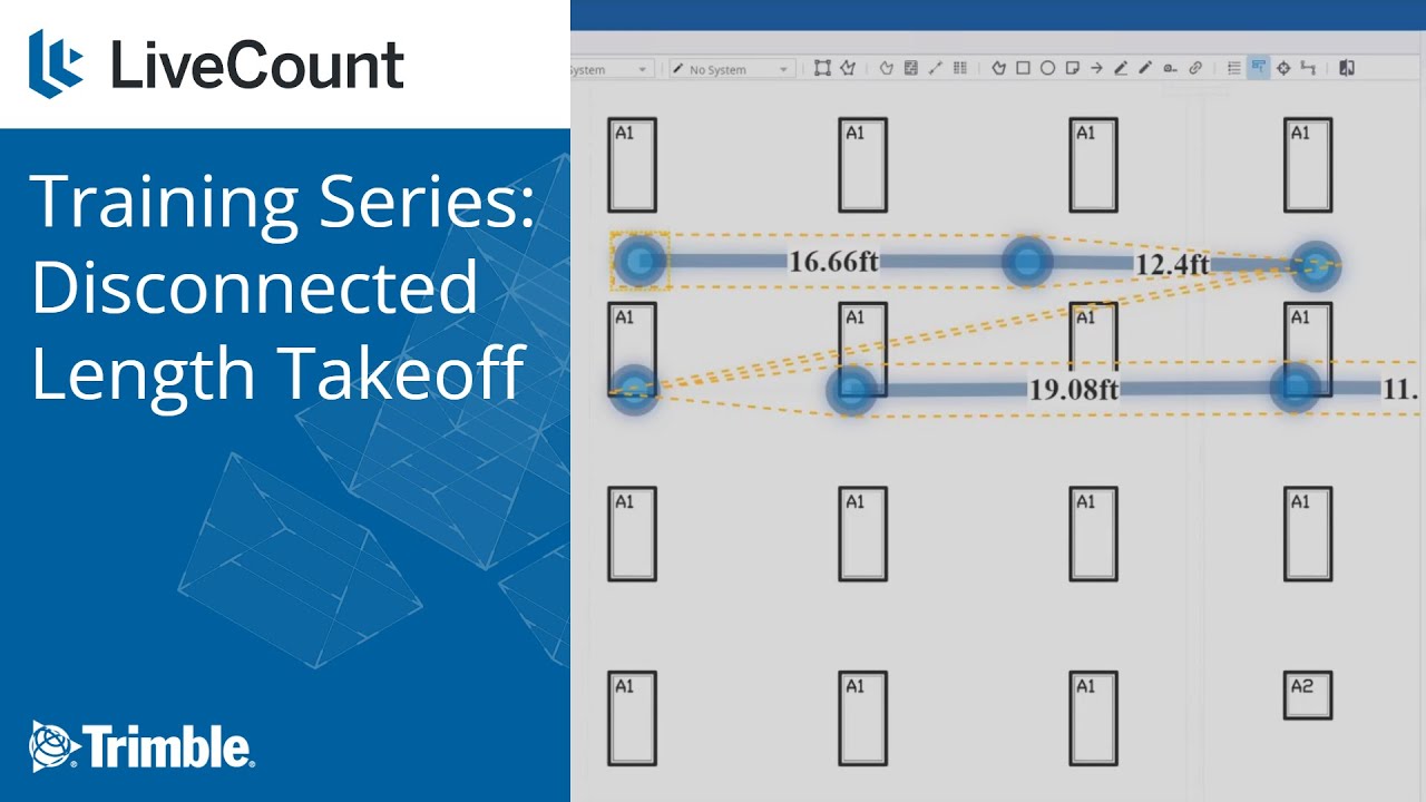 LiveCount: Disconnected Length Takeoff
