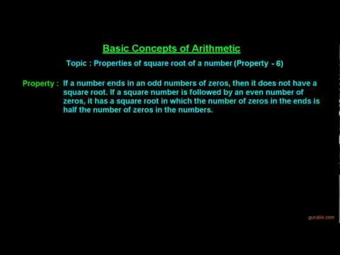 Properties of square root of a number (Poperty-6) | Squares and square roots | Math Lessons