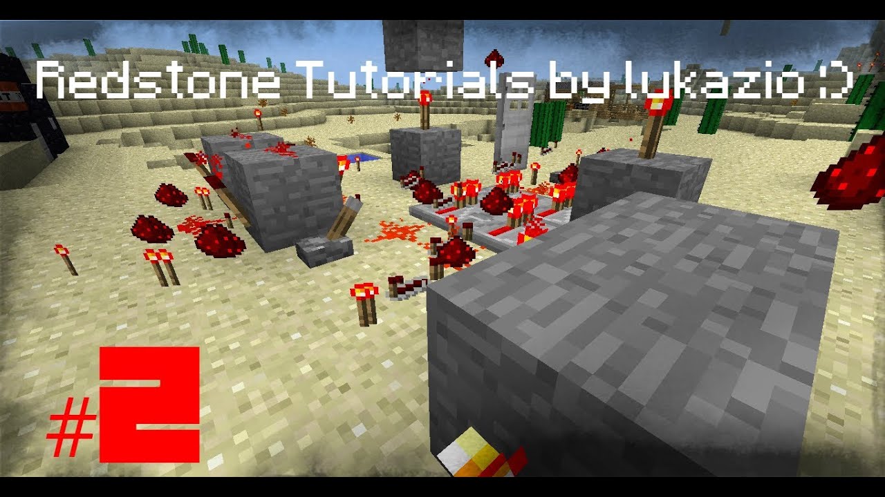 Minecraft Redstone Tutorials #2- One Second Delays