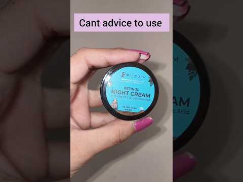 pilgrim retinol night cream #review #skincare #shorts #youtubeshorts #viral