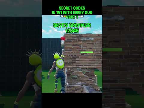ALL SECRET CODES IN 1V1 WITH EVERY GUN !!! π€«π€«π€«