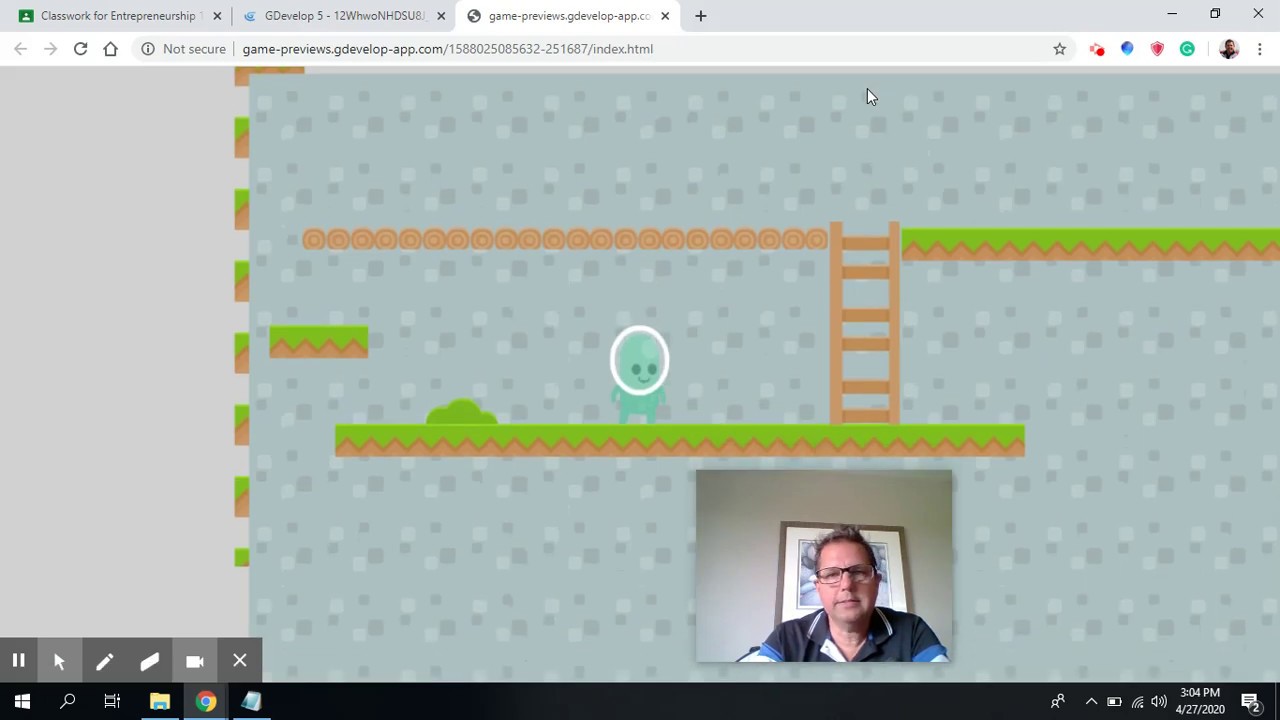 GDevelop Tutorial 04 Camera and Background