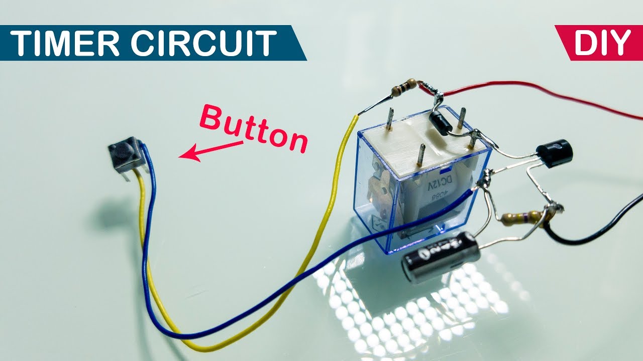 Simple Delay Timer Circuit | One Transistor DIY Project
