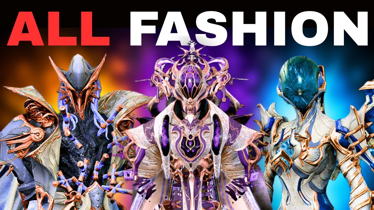 ALL Warframes Fashioned in One Video - 100+ Unique Designs