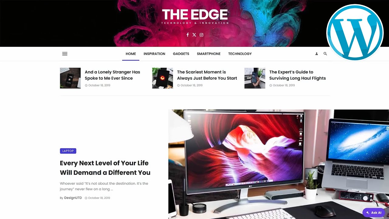 Ceris News Magazine Website ★ WordPress Themes & Templates ★
