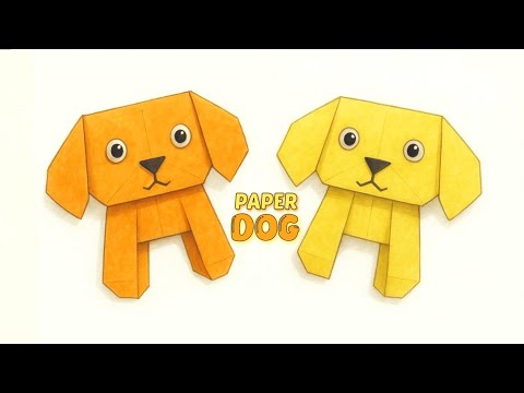 How to make Paper Dog | Origami Paper Dog