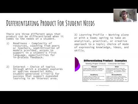 Differentiating Content, Process, Product (and grading it!)