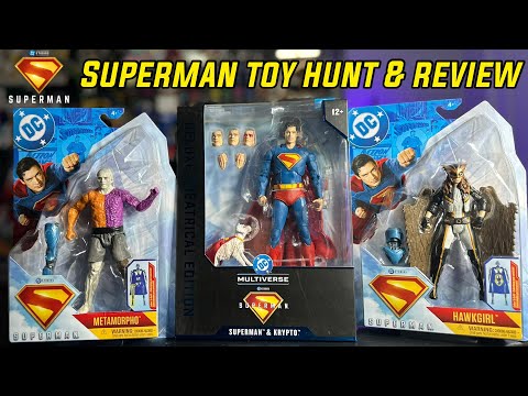 Superman (2025) Toy Hunt & Review | DC McFarlane Multiverse & Spinmaster Toy Finds!