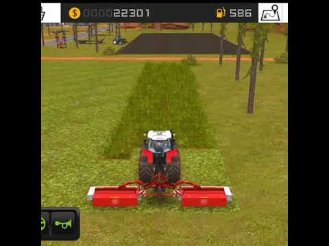 How To cut grass With Big Mower In FS 18 | FS18 Gameplay | Farming | FS18 Timelapse #shorts #short