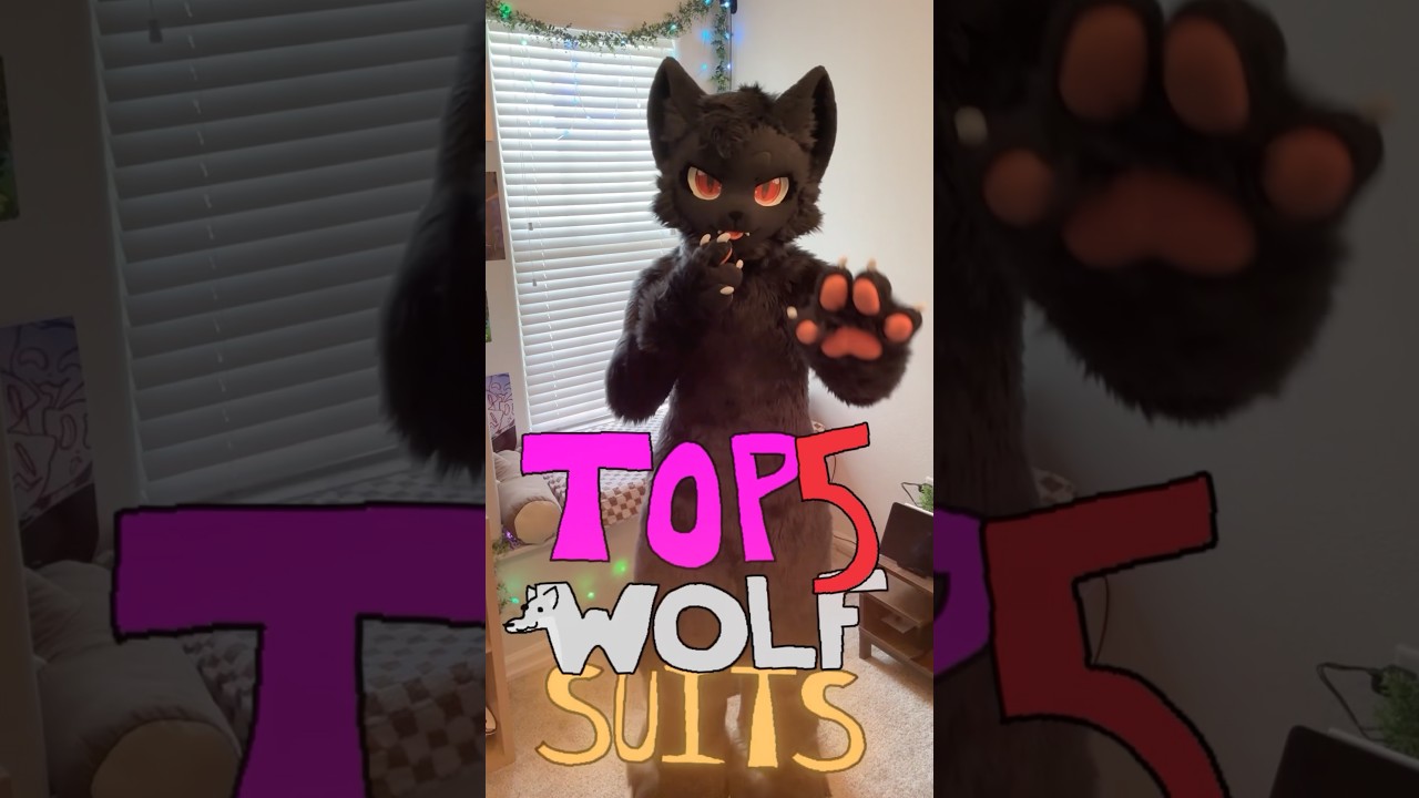 TOP 5 WOLF FURSUITS… #furry #fursuit