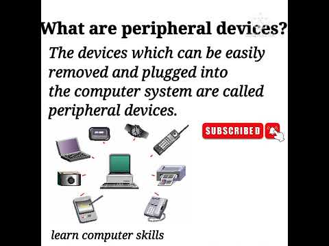 what are peripheral devices |in english |by learn computer skills