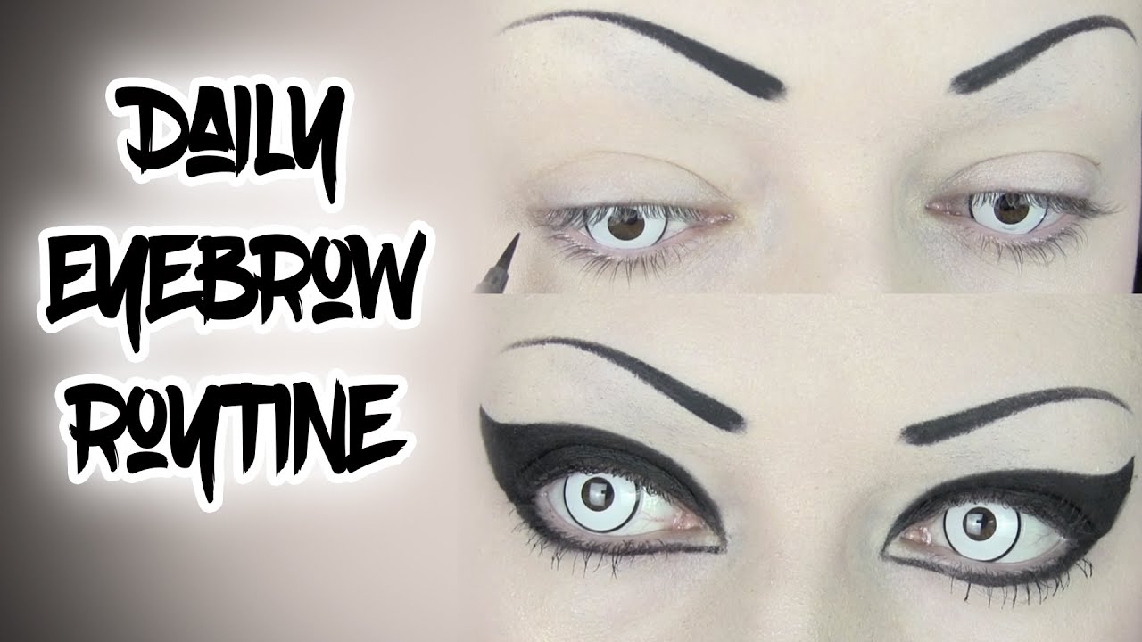 My Everyday Drawn On Eyebrow Routine | Toxic Tears