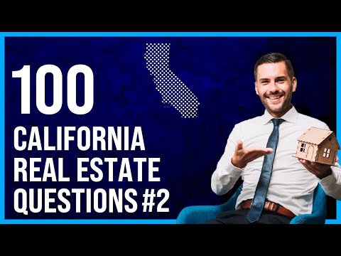 California Real Estate Exam 2 2023 (100 Questions with Explained Answers)