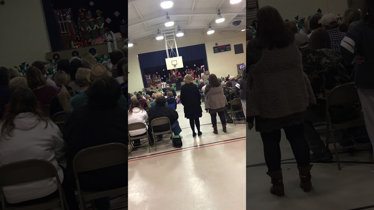 Christmas program at Walker Gamble Elementary
