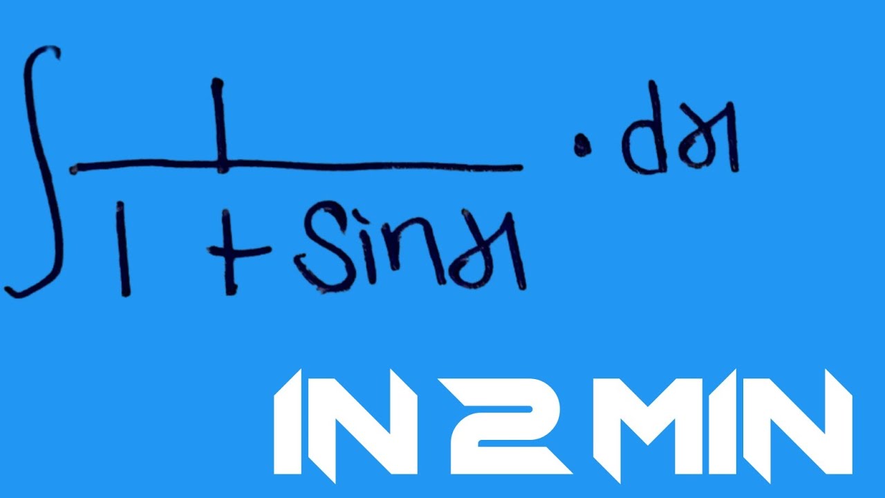 integration of 1 upon Mein 1 + sin x.dx #ncertsolutions #12thboardexam #imathsolution #pyqs