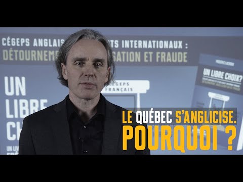 Le Québec s’anglicise. Pourquoi ? | Frédéric Lacroix