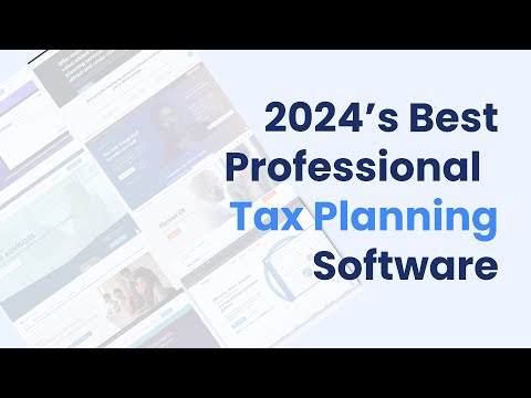 8 BEST TAX PLANNING SOFTWAREs for Accounting Firms, Bookkeepers & Tax Firms.