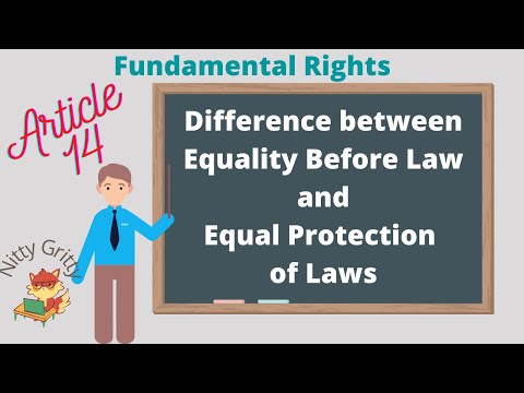 Article 14 - Equality Before Law and Equal Protection of Laws | UPSC Polity in English