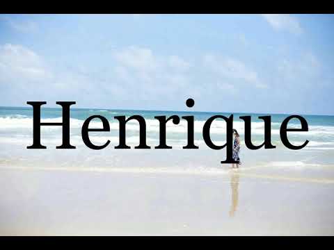 How To Pronounce Henrique🌈🌈🌈🌈🌈🌈Pronunciation Of Henrique