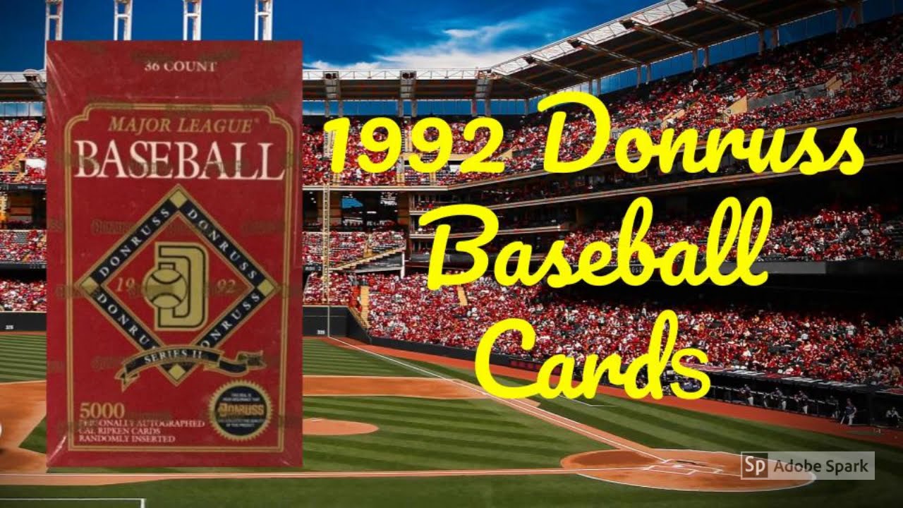 1992 Donruss Baseball Cards - 13 Most Valuable