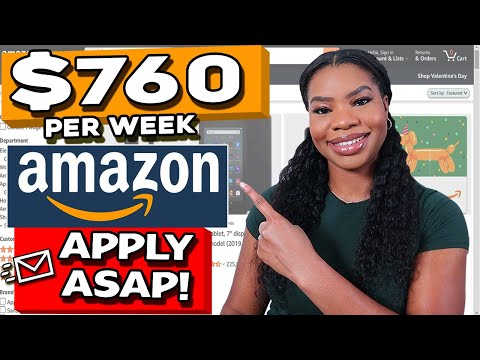 Amazon Customer Service Representative - Work from Home Jobs - $760 per Week - Apply Now!
