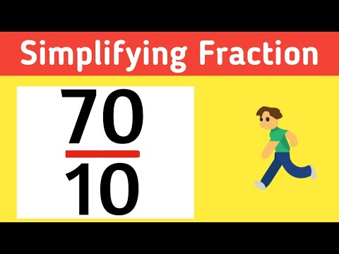 Simplify the fraction 70/10 (simplified form)