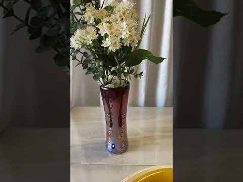 San Marco Drip Red Bud Vase- Made in Italy - My Italian Decor