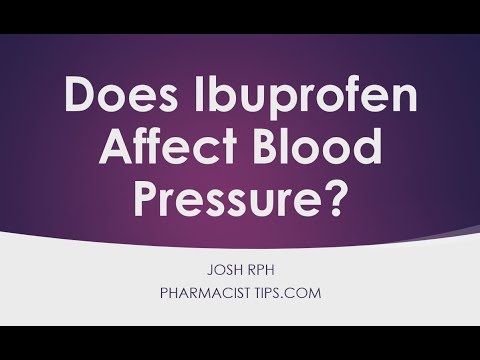 Does Ibuprofen affect blood pressure