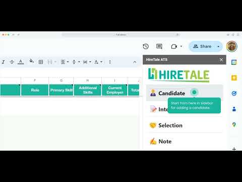 HireTale Applicant Tracking System demo