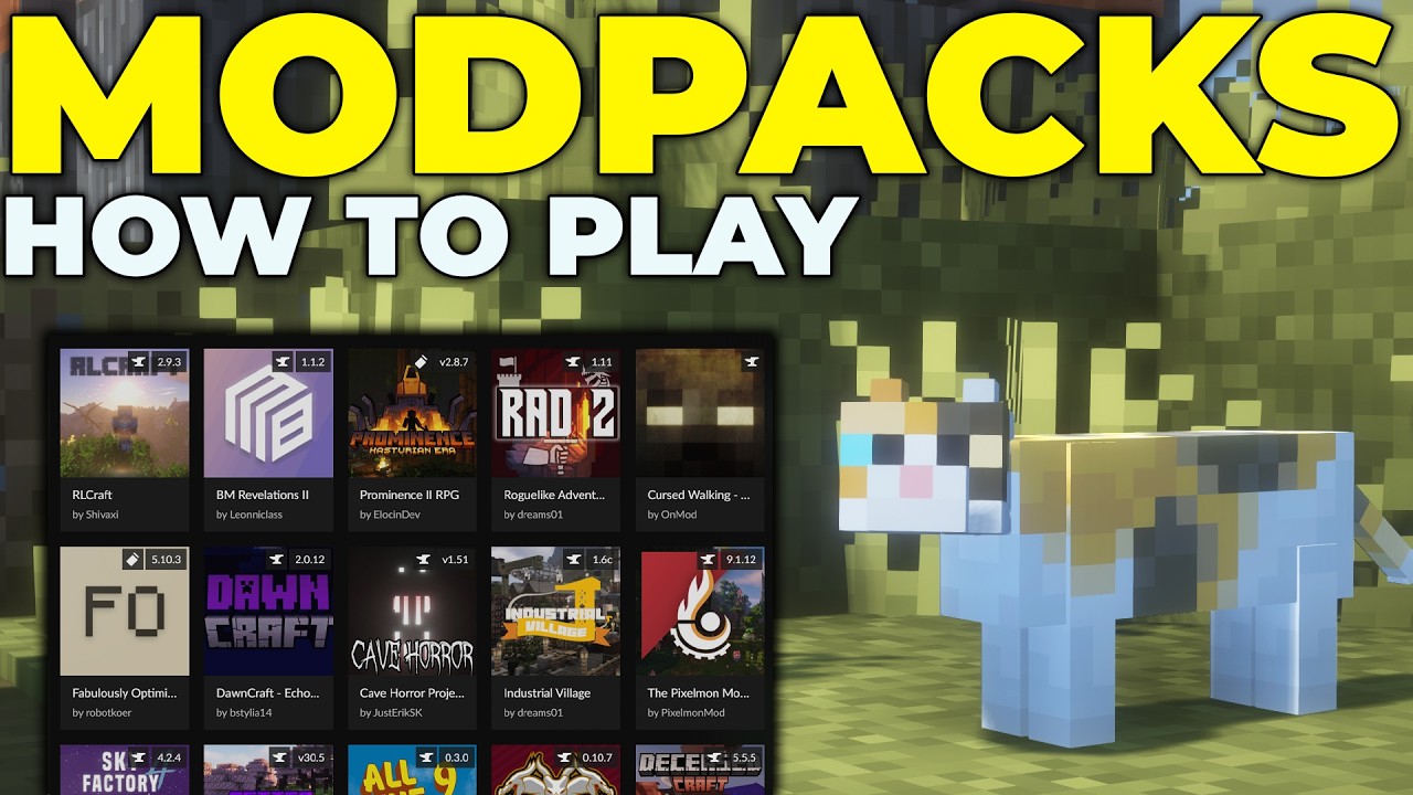 How To Get Modpacks in Minecraft Java Edition